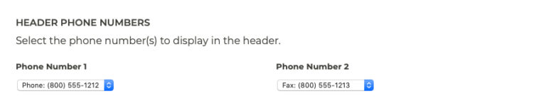 Updating Phone Numbers in the Header & Footer - P3 Practice Marketing