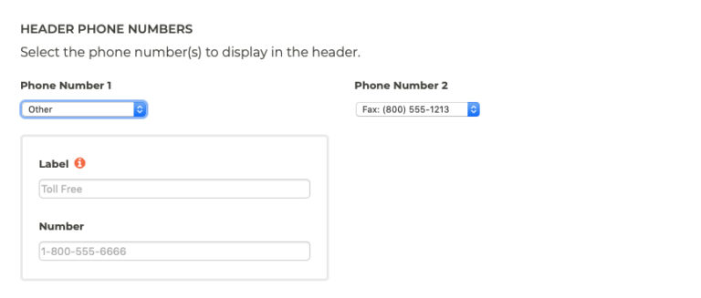 Updating Phone Numbers in the Header & Footer - P3 Practice Marketing